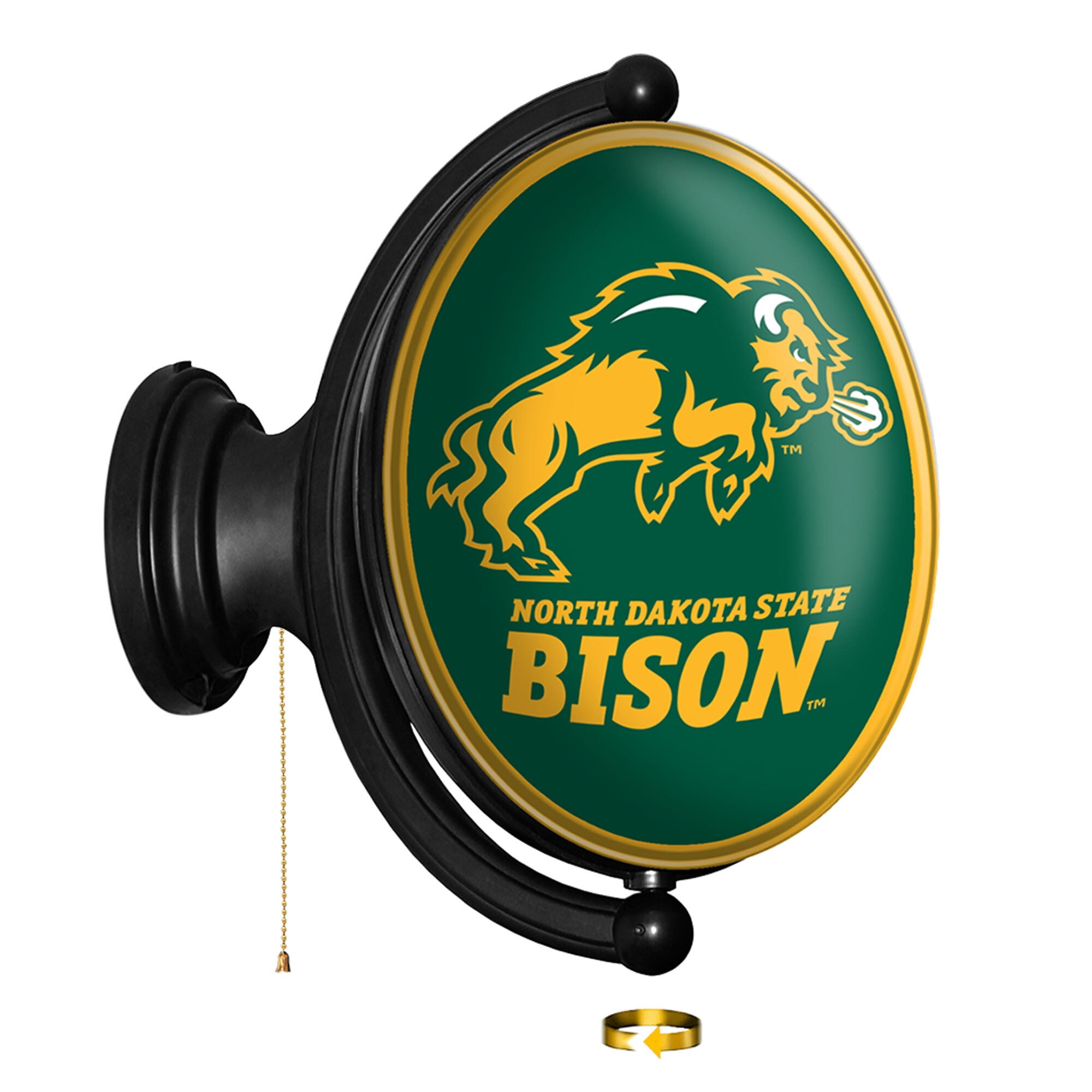 NDSU Bison 21'' x 23'' Rotating Lighted Wall Sign - Walmart.com