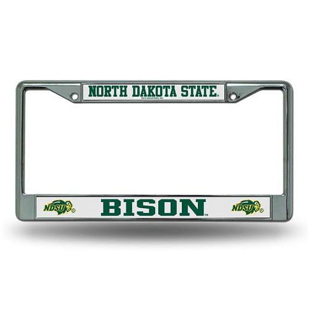 North Dakota State Bison Chrome License Plate Frame - Walmart.com