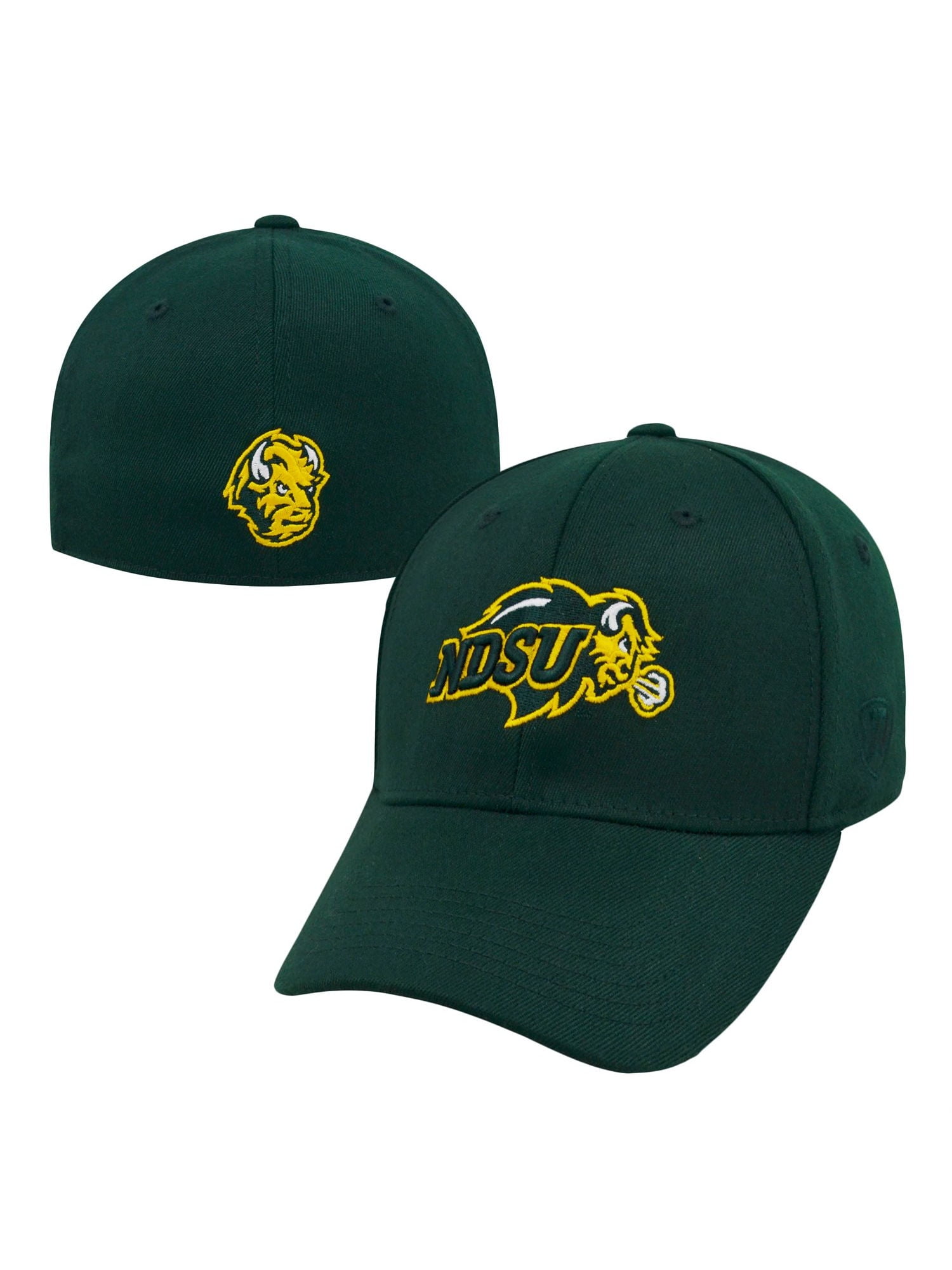 North Dakota State Bison Official NCAA One Fit Premium Cuff Hat Cap by ...