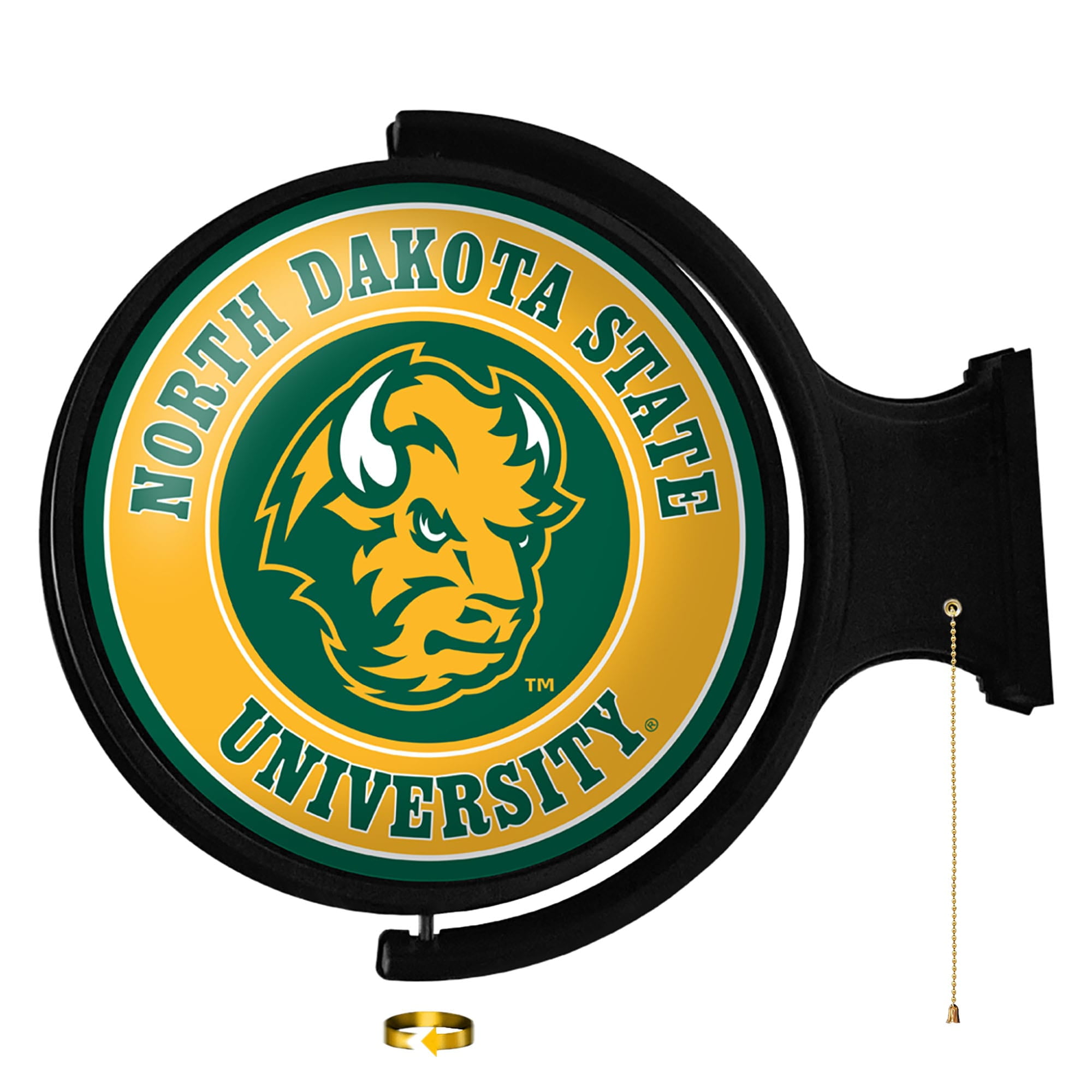 NDSU Bison Team 21'' x 23'' Rotating Lighted Wall Sign - Walmart.com