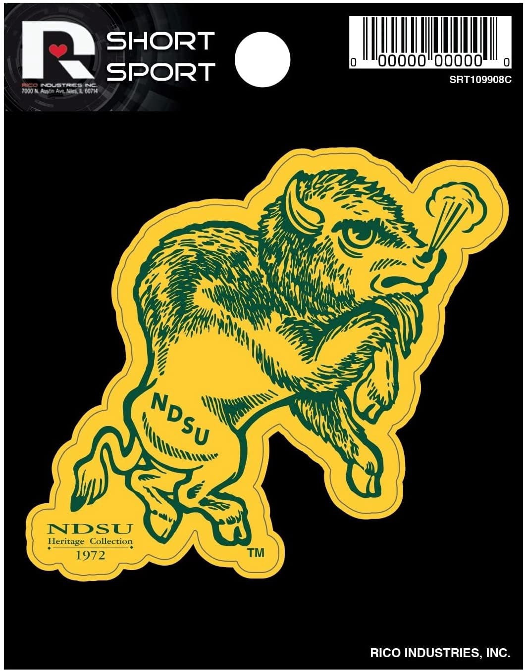 North Dakota State University Bison 3 Inch Decal Sticker Die Cut Retro ...