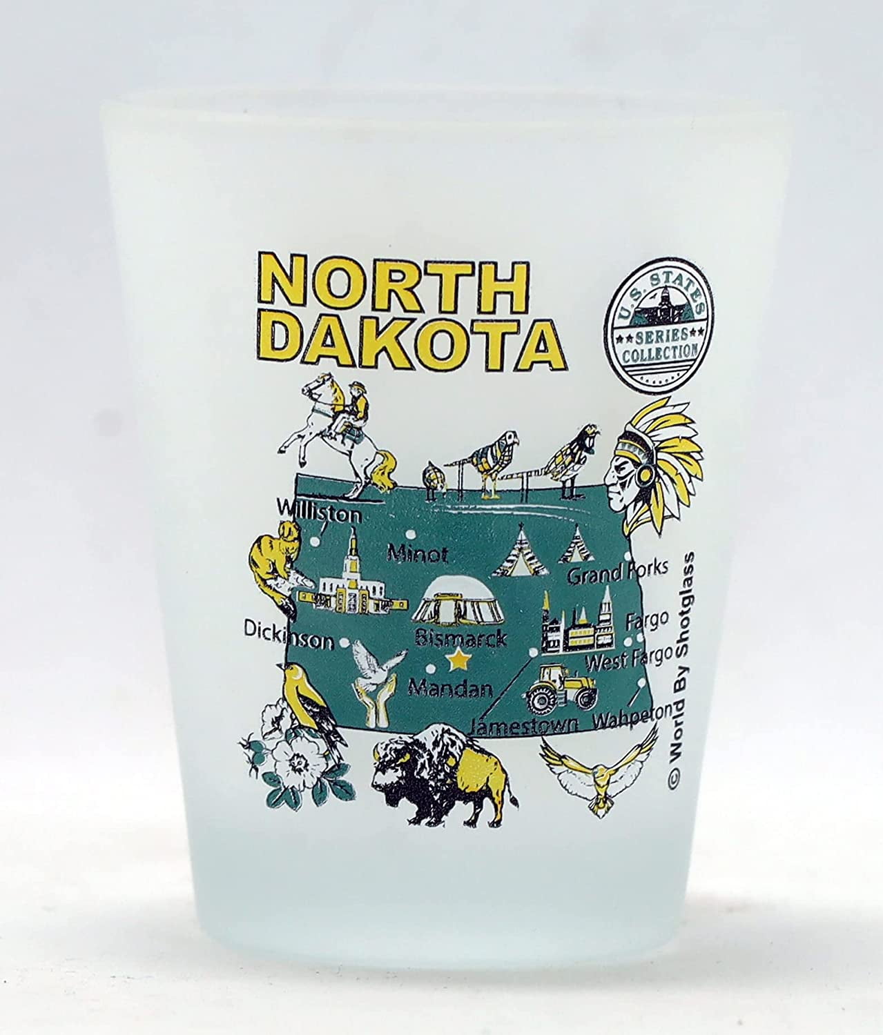 North Dakota US States Series Collection Shot Glass - Walmart.com
