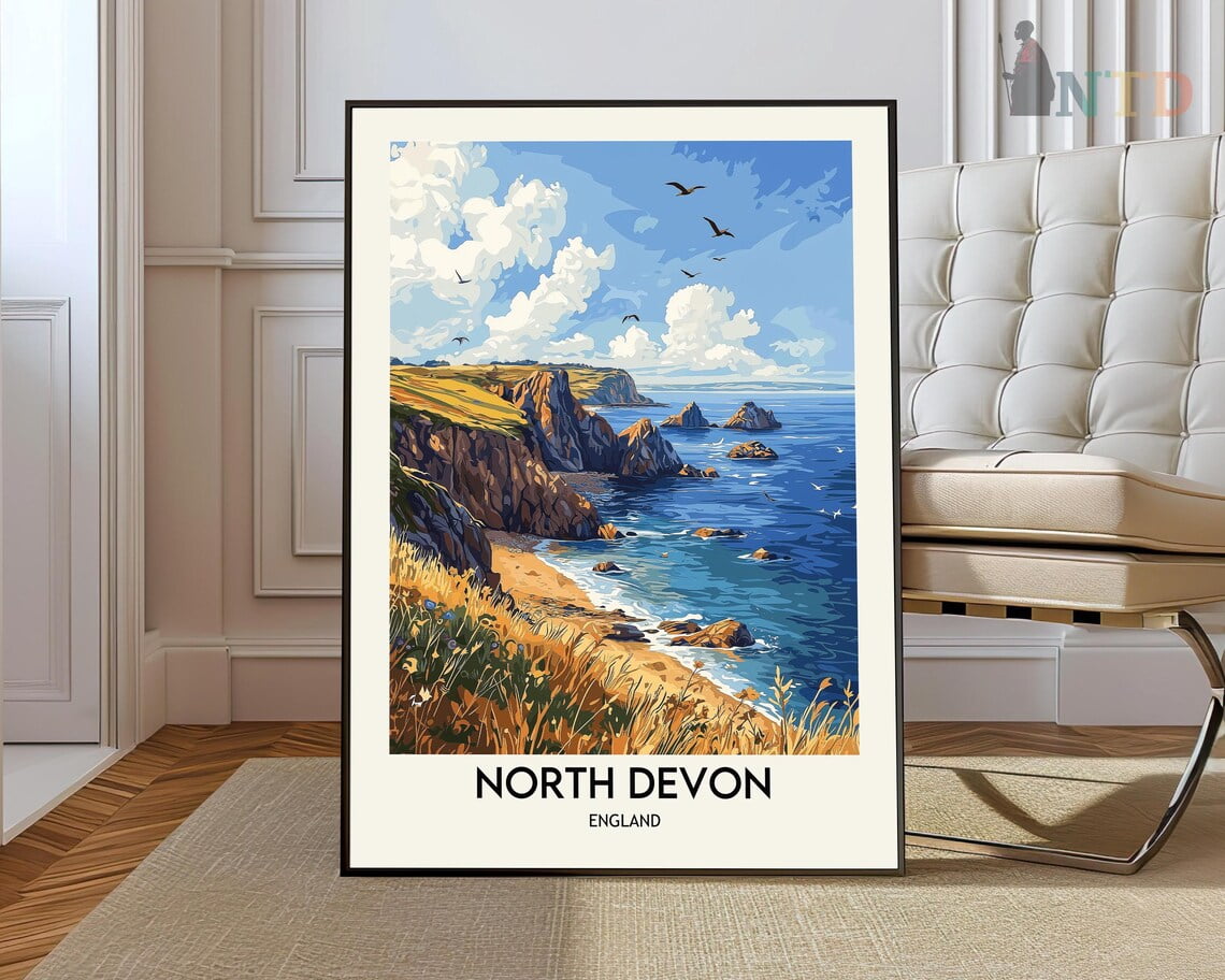 North Devon Print, North Devon Wall Art, North Devon Poster, North Devon Photo, North Devon ...