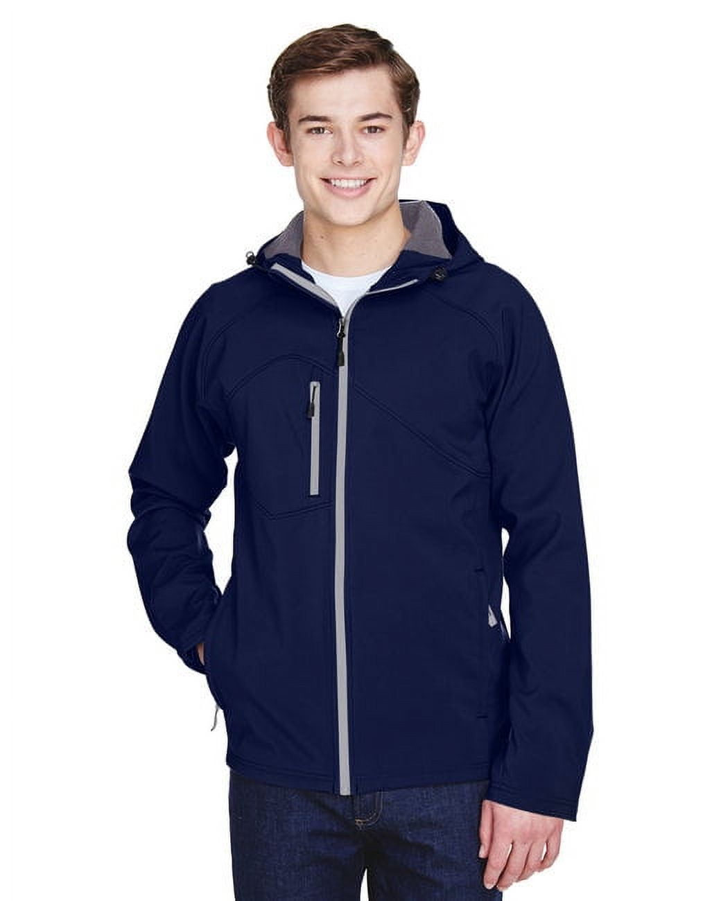 North End 88166 Men's Glacier Insulated Three-Layer Fleece Soft Shell ...
