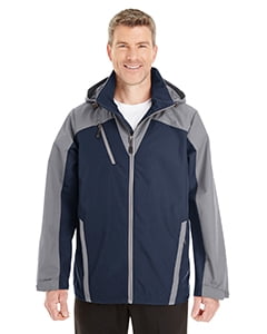 North End NE700 Hardshell Coat Men's Embark Interactive Colorblock ...