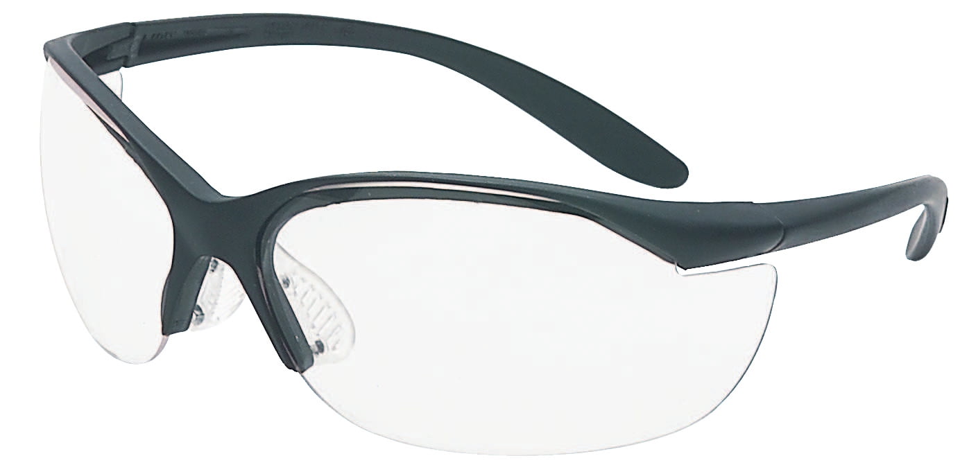 North Eye & Face Protection Vapor II Eyewear, Clear Lens, Polycarbonate ...