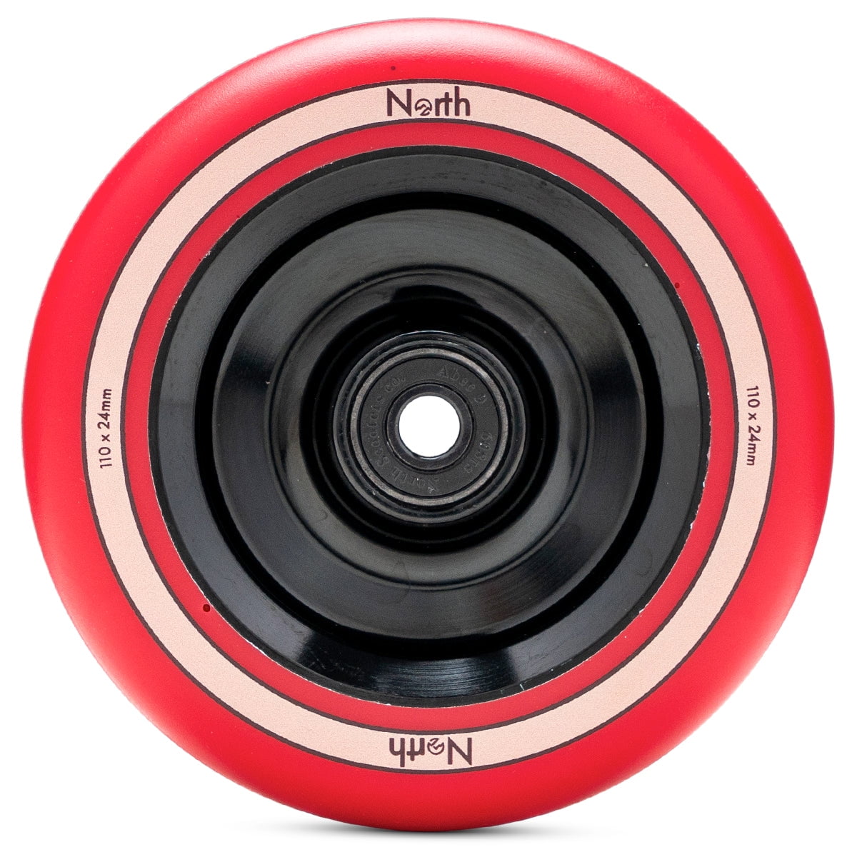 North Fullcore G2 Wheels Black and Red - Walmart.com