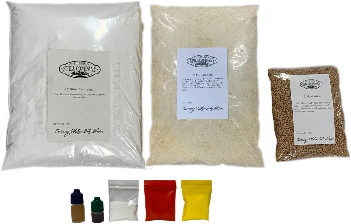 North Georgia Still Company's Fermentation Kit for Moonshine, Corn ...