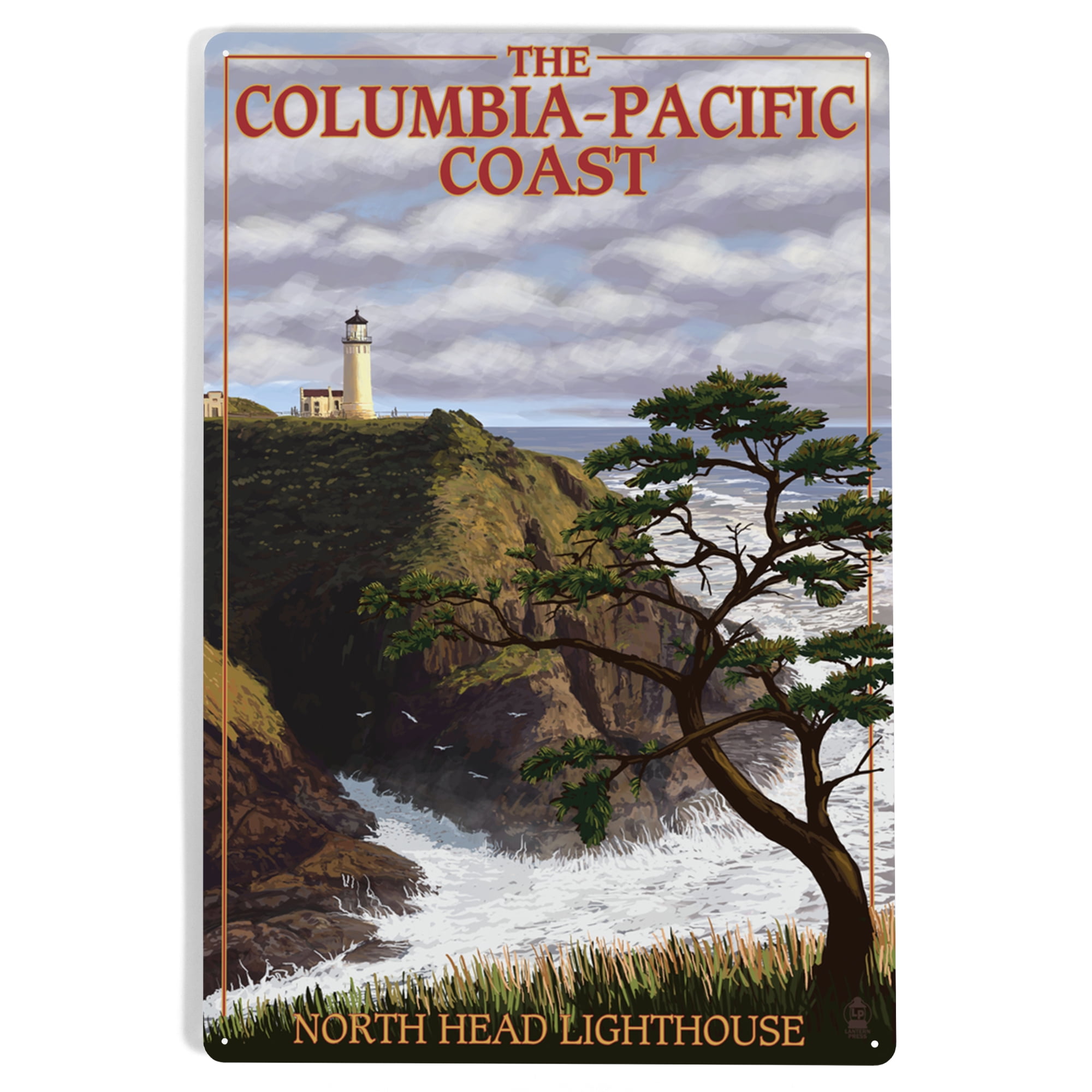 North Head Lighthouse, The Columbia-Pacific Coast (12x18 Aluminum Art ...