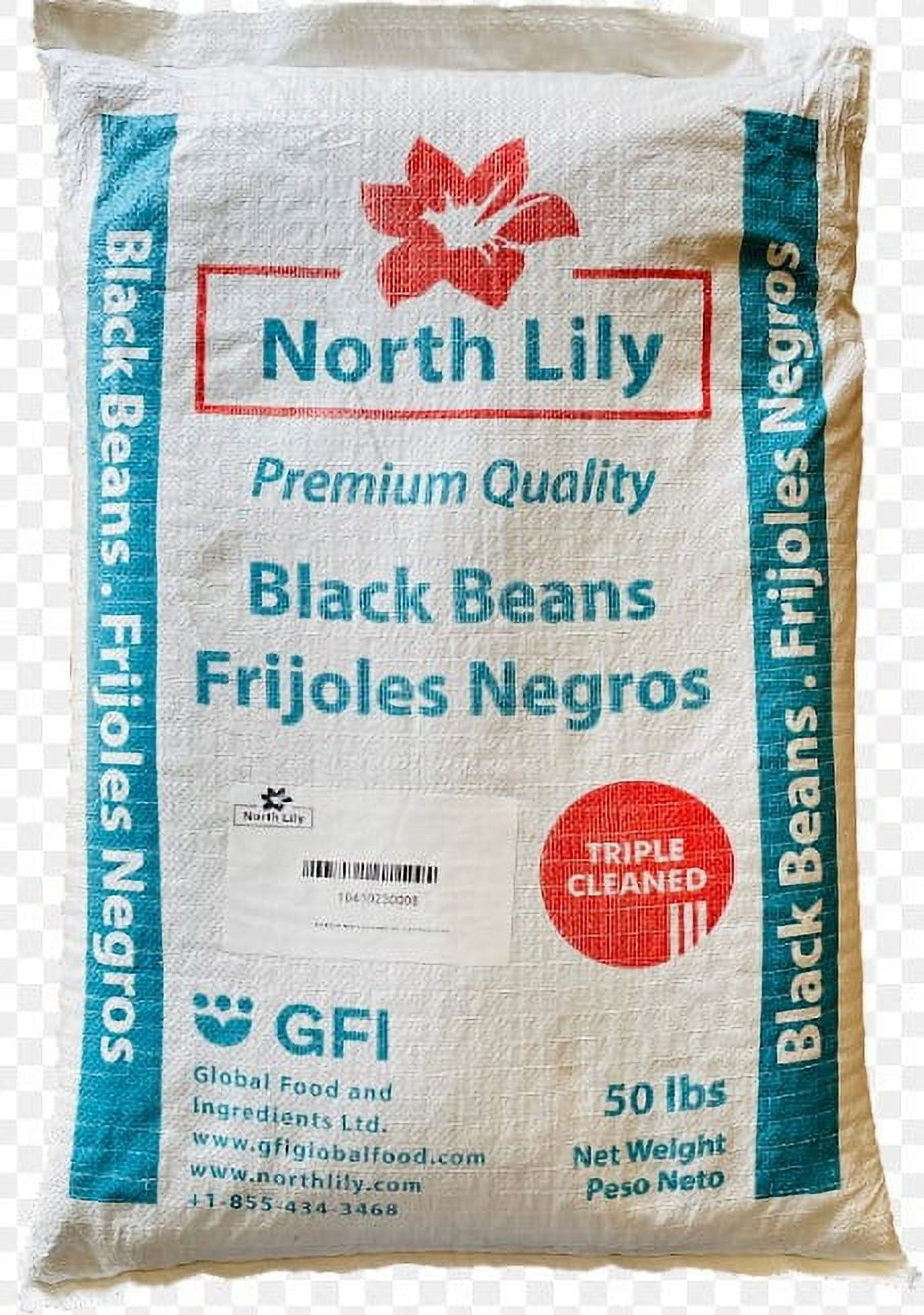North Lily Bulk Black Beans, Dry, Non-GMO, Kosher, 50 lbs - Walmart.com