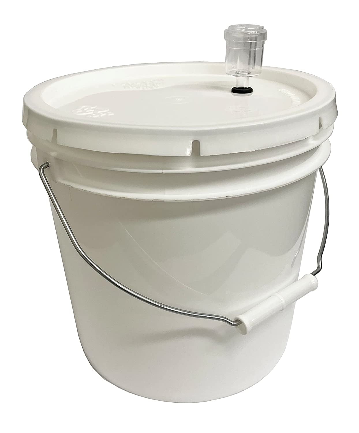 North Mountain Supply 2 Gallon Fermenting Bucket with 2-Piece Airlock ...