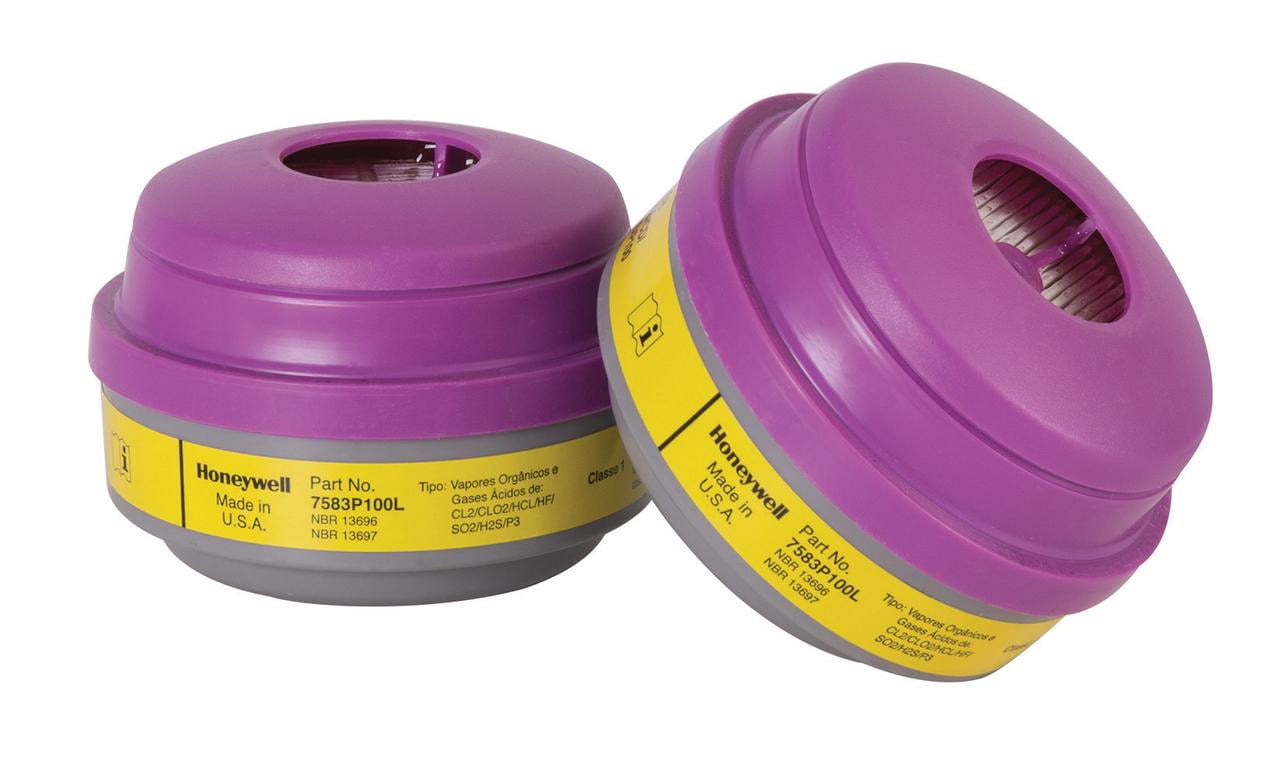 North Honeywell N-Series Organic Vapor/Acid Gas, P100 Air Filtration ...