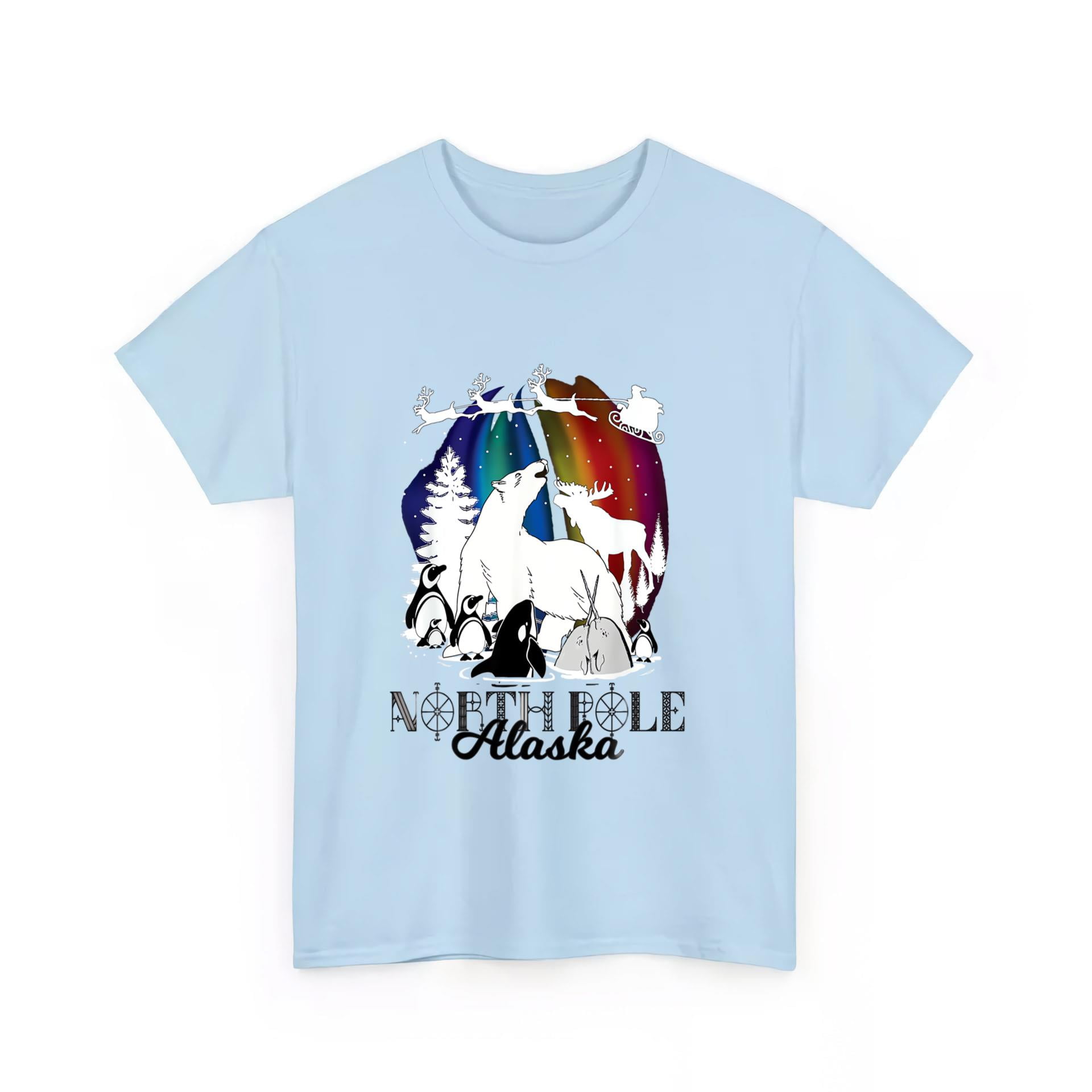 North Pole Alaska Aurora Borealis Christmas Own Wildlife - Walmart.com