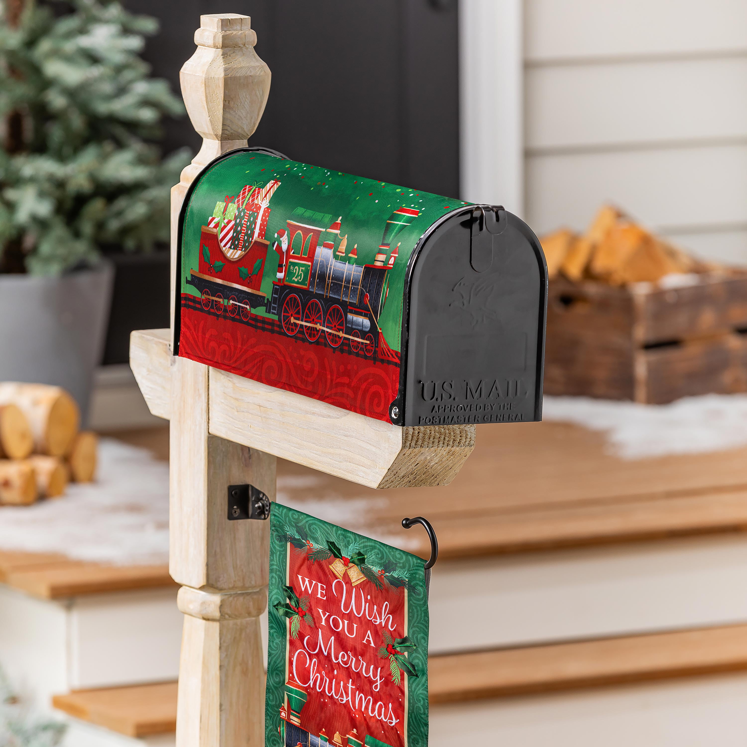 North Pole Express Mailbox Cover - Walmart.com