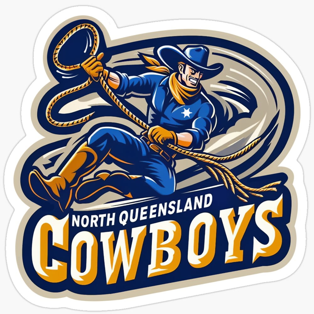North Queensland Cowboys Sticker Baseball Sticker, Football Sticker ...