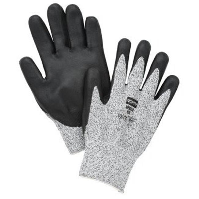 North Safety 068-NFD16G-8M Light Task Plus 3 Coated Glove Gray ...