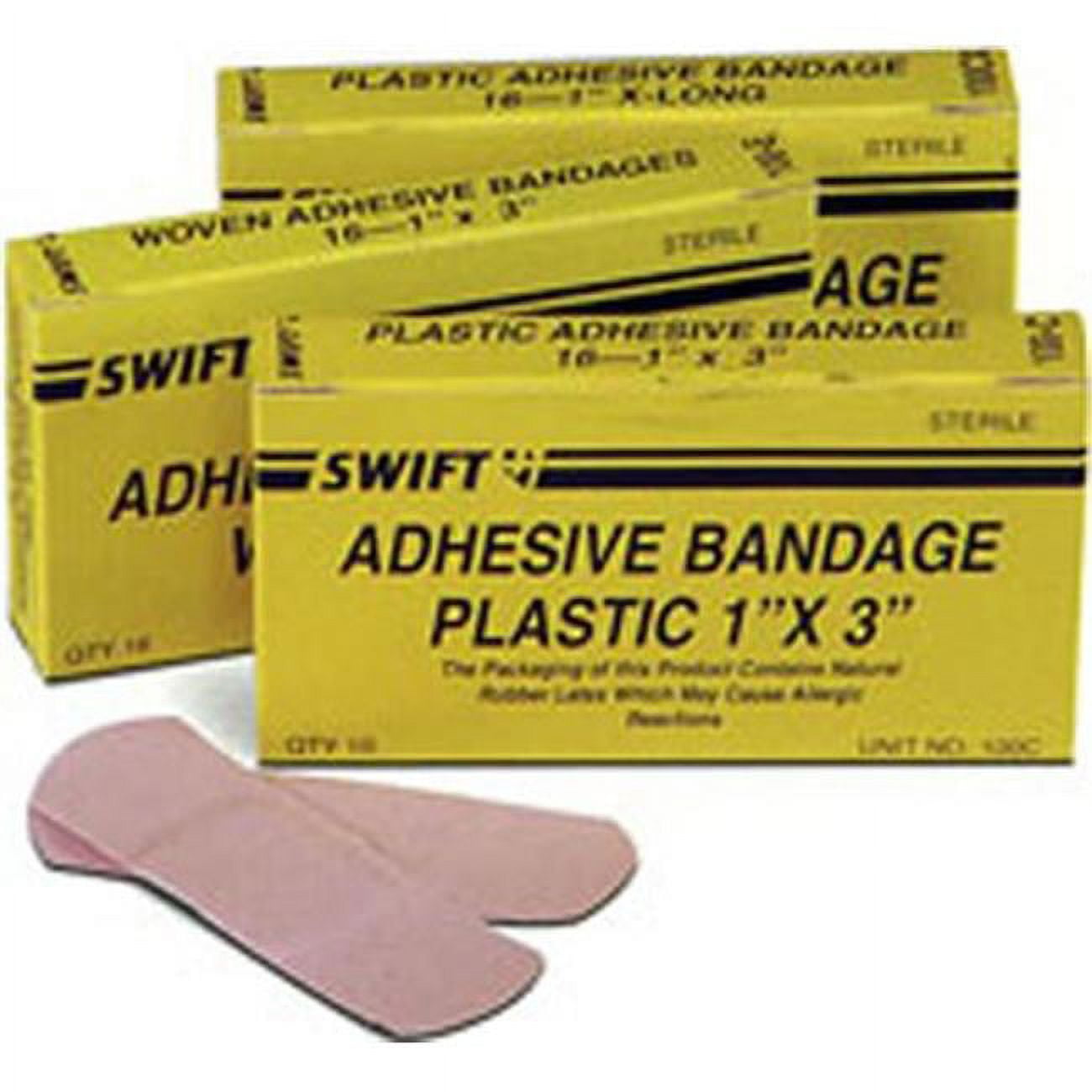 North Safety Products 20795 1 x 3 in. Strip Bandages Plastic - Walmart.com
