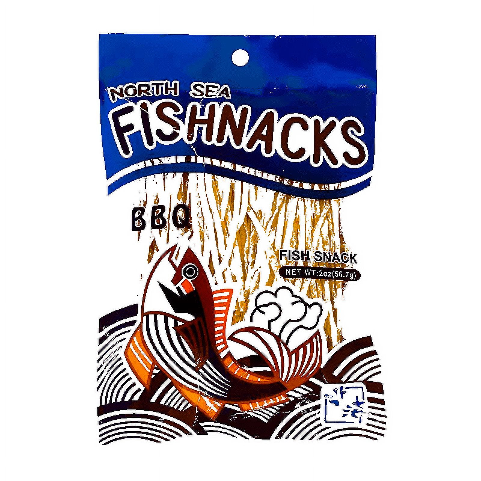 North Sea Fishsnack BBQ Flavor Think 56g - Walmart.com