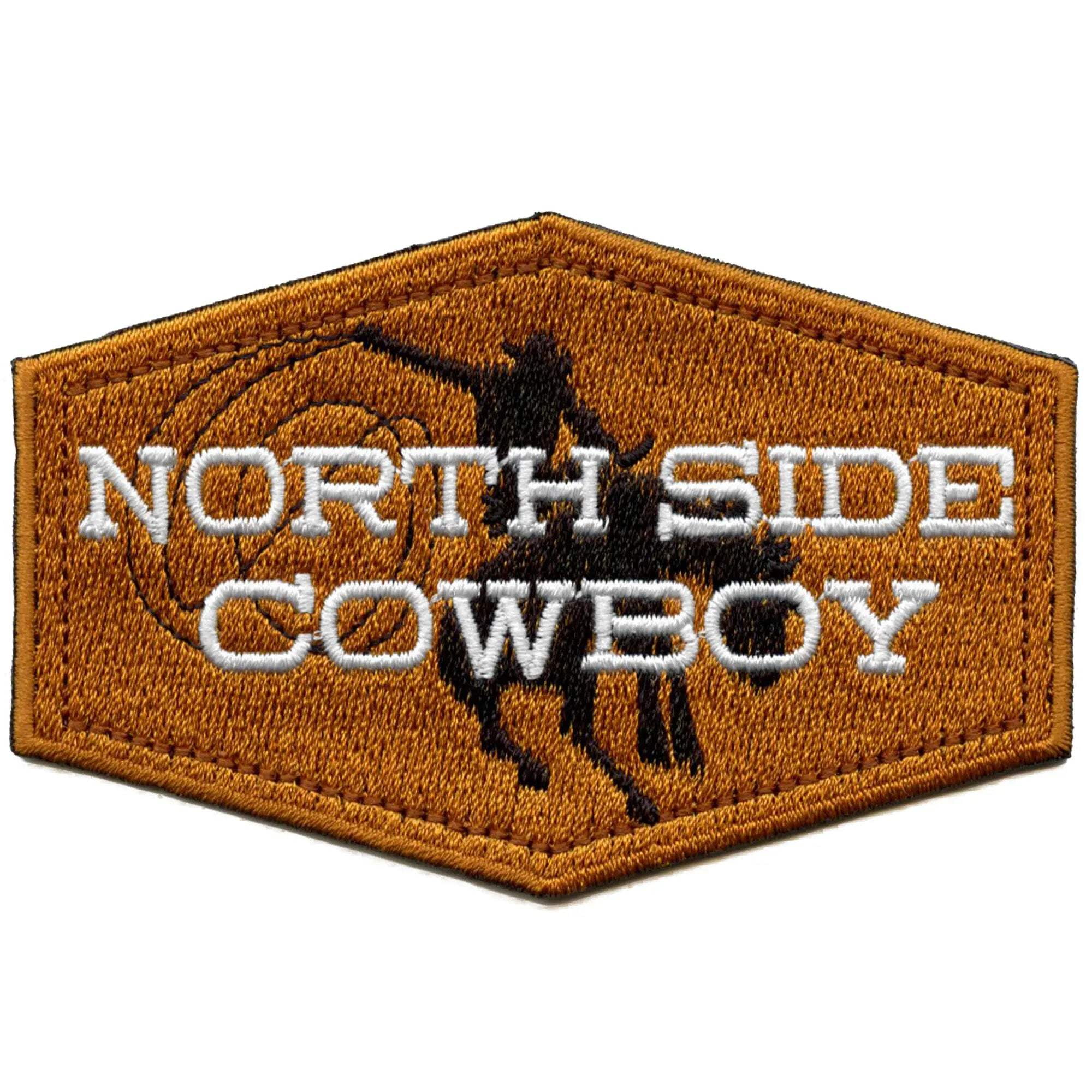 North Side Cowboy Patch Western Rodeo Horse Embroidered Iron On ...
