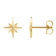 AFFY North Star Minimalist Danity Stud Earrings In 14K Yellow Gold Over ...