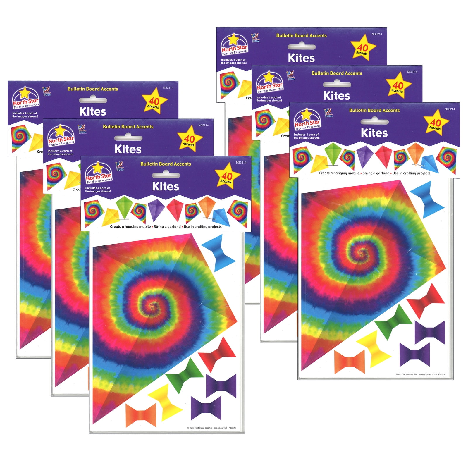 North Star Teacher Resources Bulletin Board Accents, Kites - Soar To ...