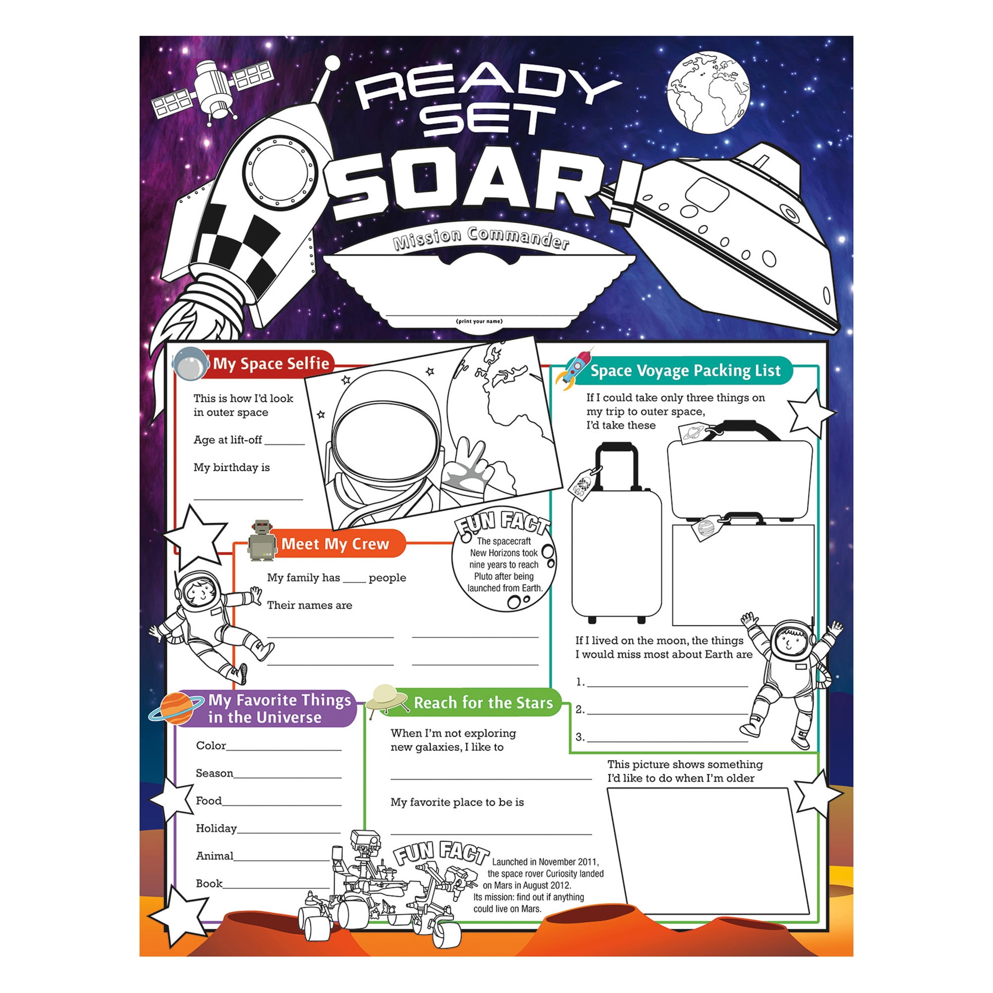 North Star Teacher Resources Fill Me In: Ready Set Soar, Pack of 32 ...