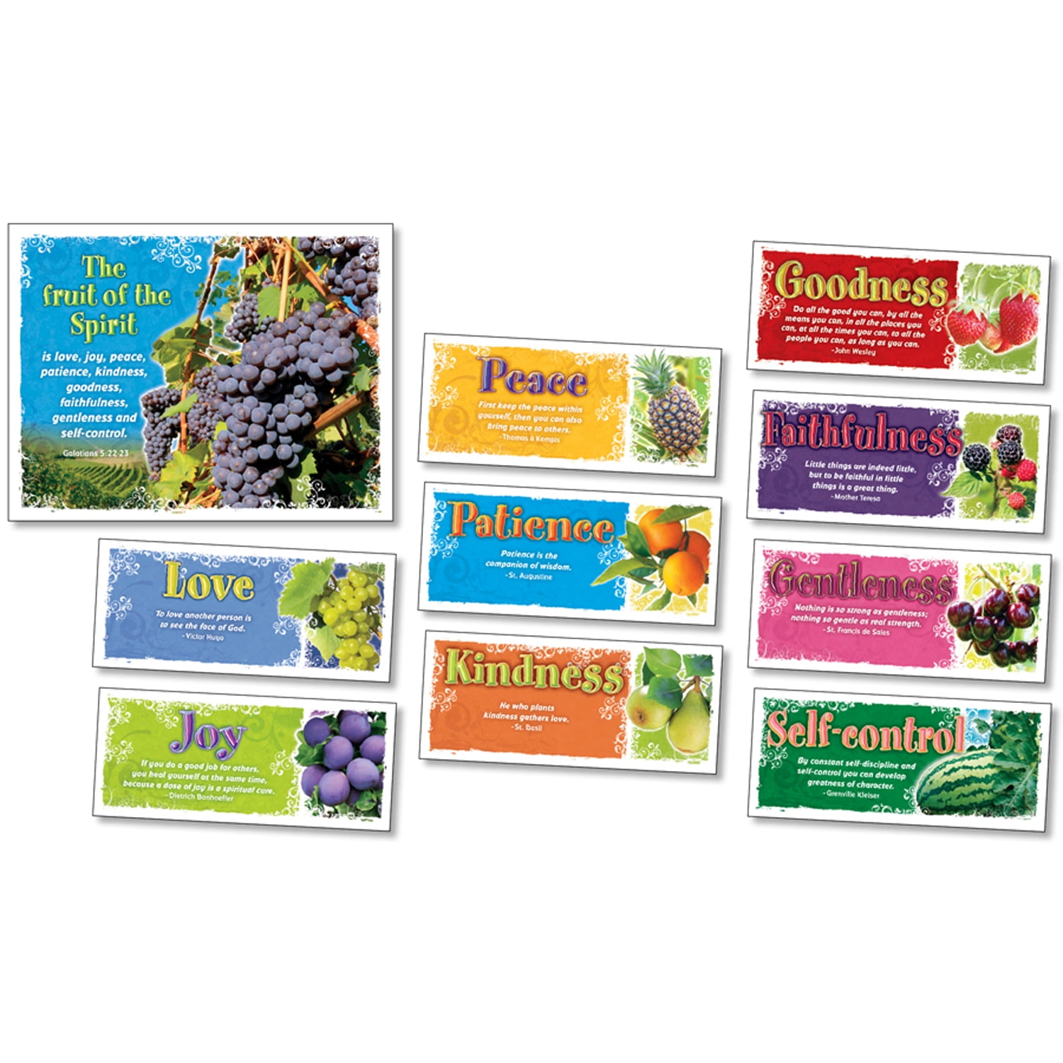 North Star Teacher Resources Fruit of the Spirit Bulletin Board Set ...