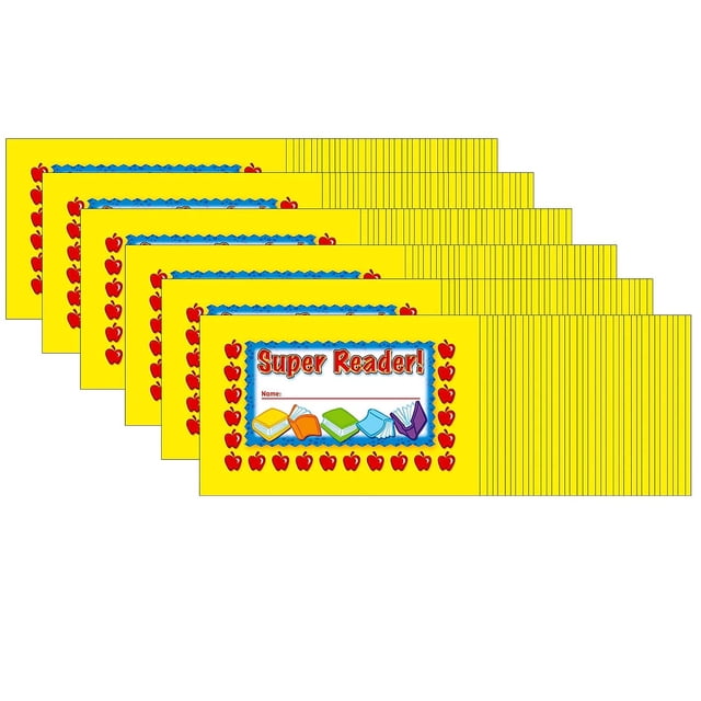 North Star Teacher Resources Super Reader! Punch Cards 36 Per Pack 6 ...