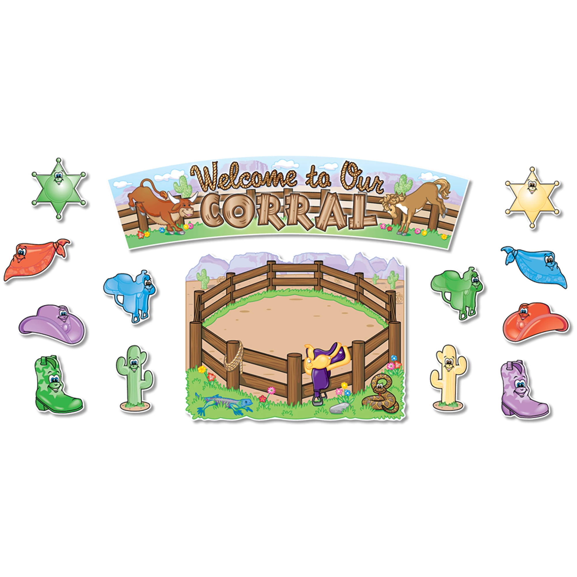 North Star Teacher Resources Welcome to Our Corral Bulletin Board Set ...