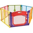 North States Superyard Colorplay Ultimate Freestanding 6 Panel Playpen ...