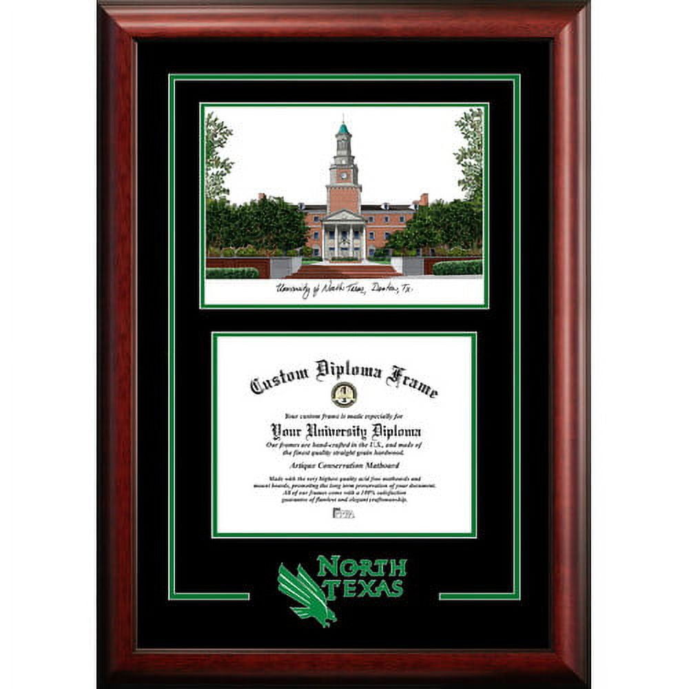 North Texas Mean Green 11" x 14" Spirit Graduate Diploma Frame ...
