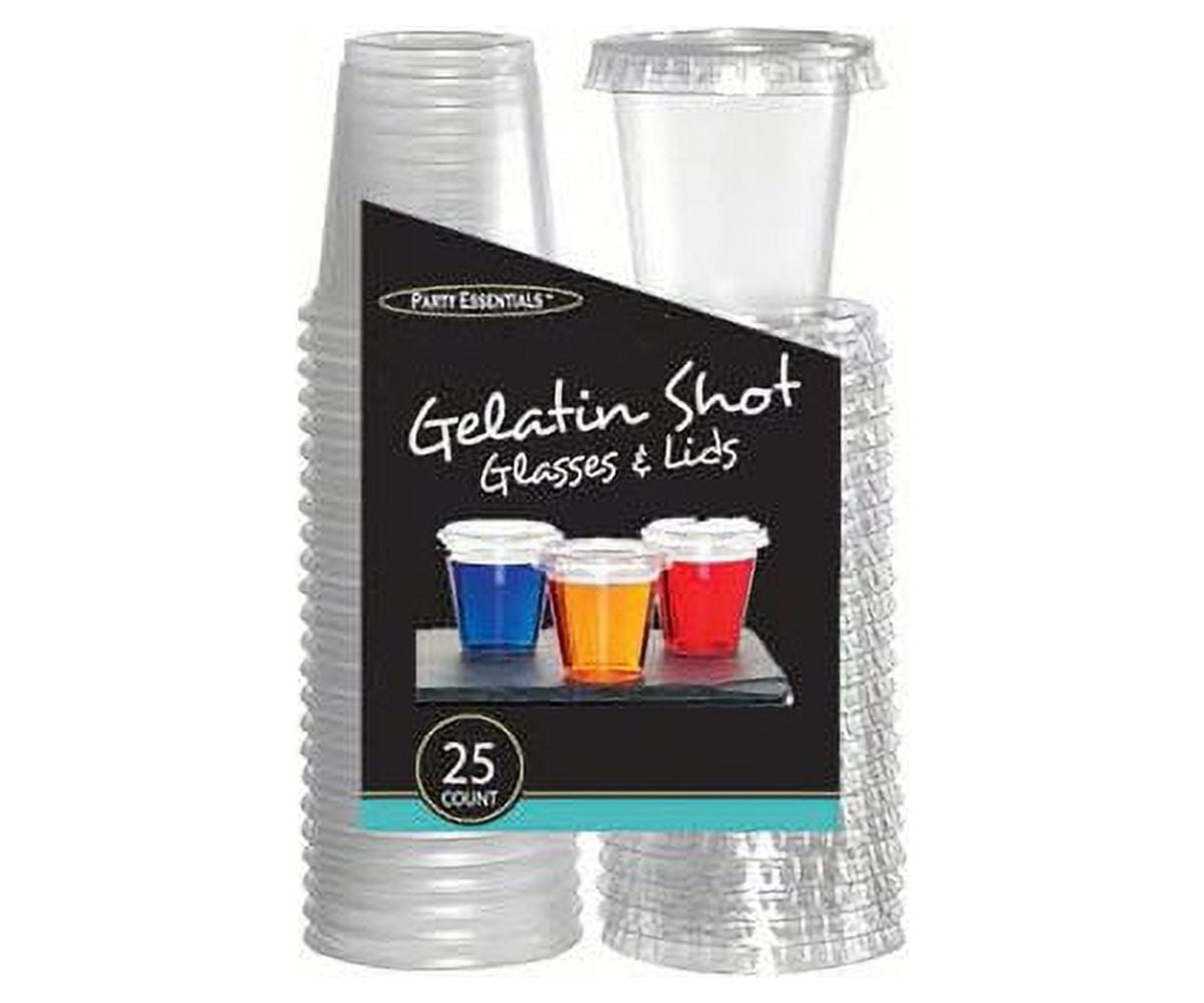 North West Enterprises NWEN201312 Shots with Lids- Clear - 2 oz ...