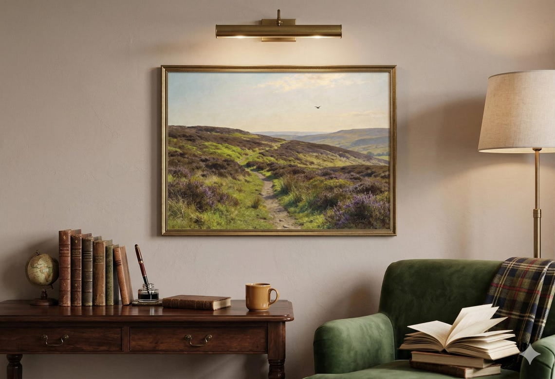 North York Moors Landscape Goathland Moorland Path Spring Wall Art ...