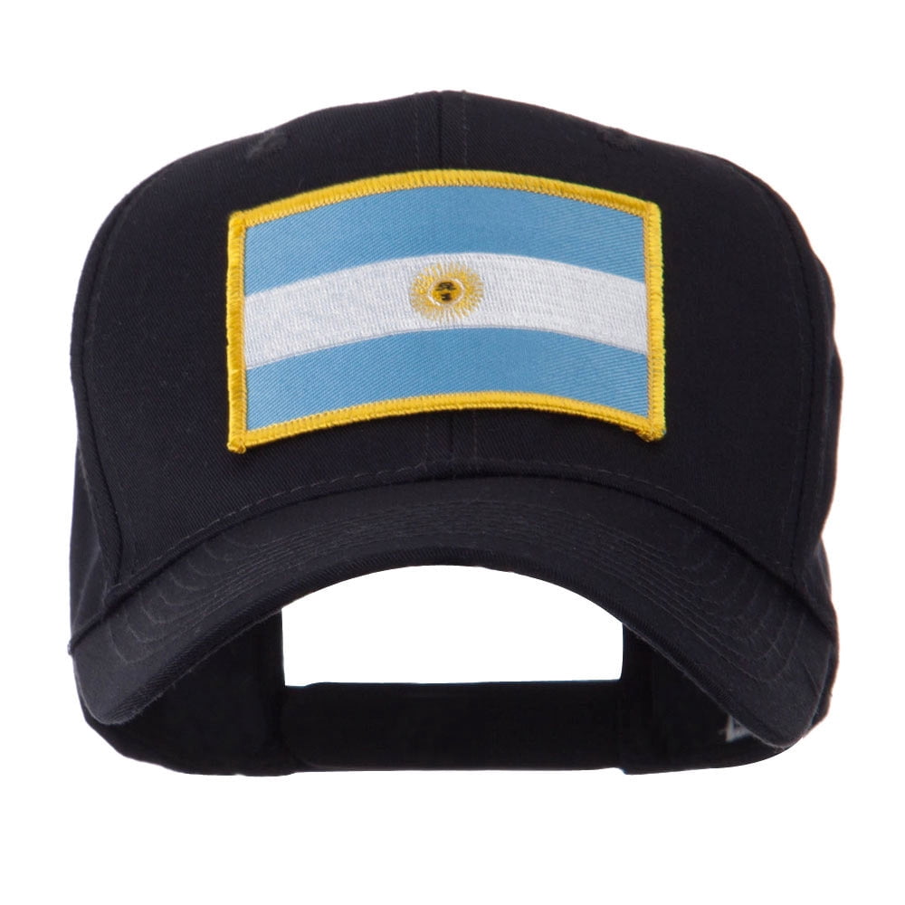 North and South America Flag Embroidered Patch Cap - Argentina OSFM ...