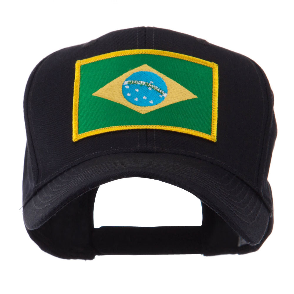 North and South America Flag Embroidered Patch Cap - Brazil OSFM ...