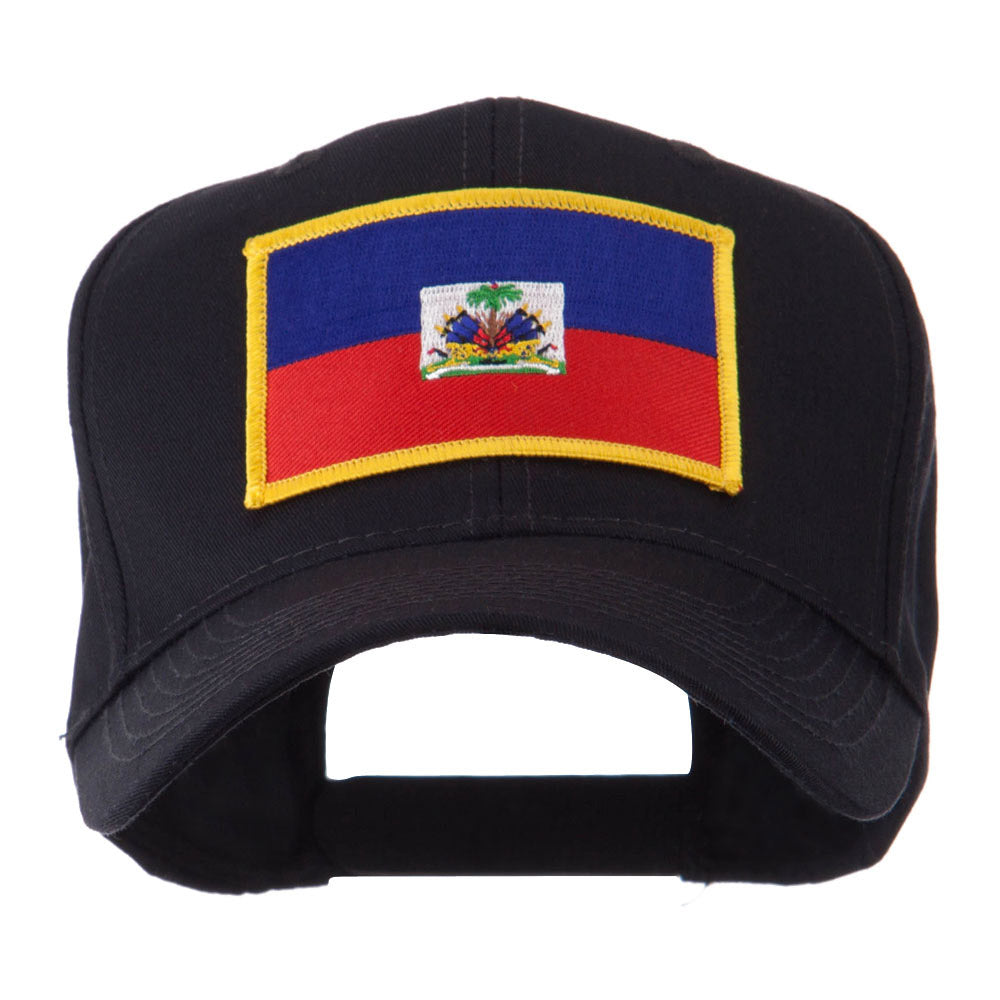 North and South America Flag Embroidered Patch Cap - Haiti OSFM ...