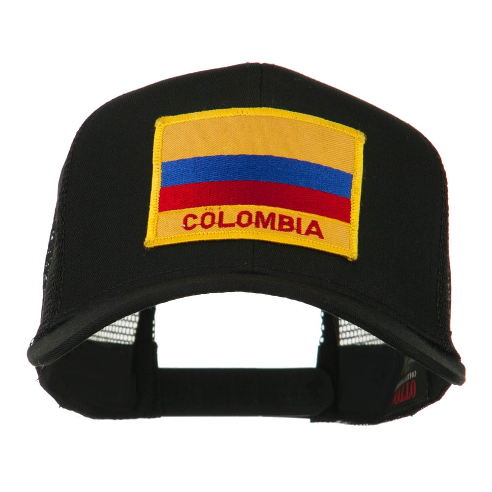 North and South America Flag Letter Patched Mesh Cap - Colombia OSFM ...