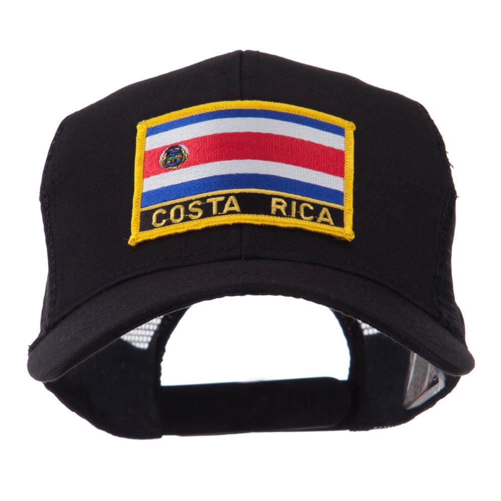 North and South America Flag Letter Patched Mesh Cap - Costa Rica OSFM ...