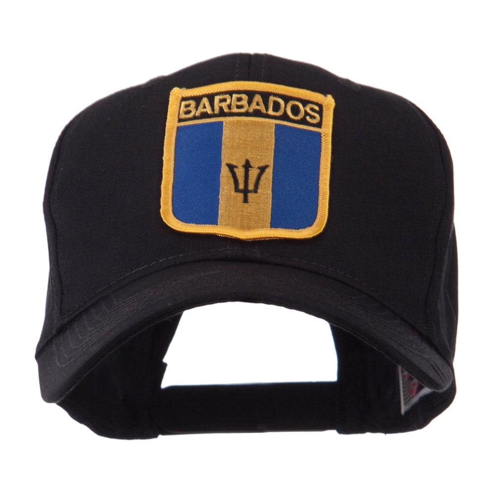 North and South America Flag Shield Patch Cap - Barbados OSFM - Walmart.com