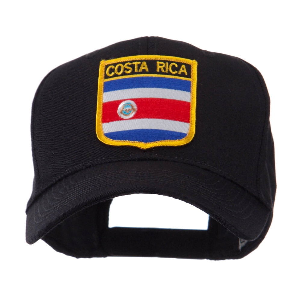 North and South America Flag Shield Patch Cap - Costa Rica OSFM ...