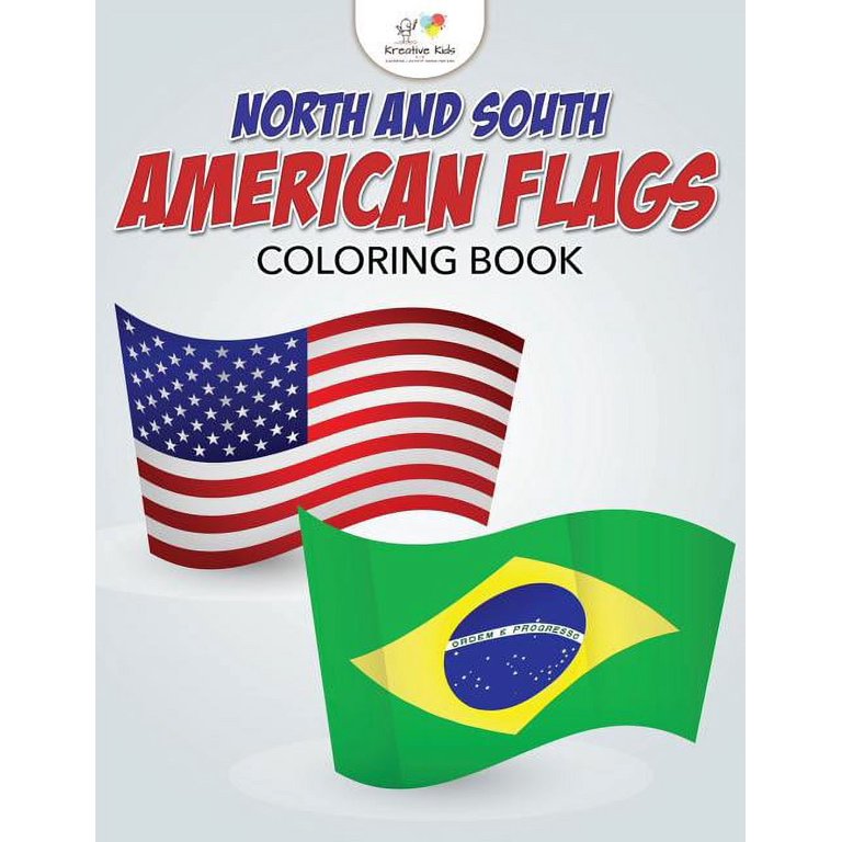 coloring book american flag