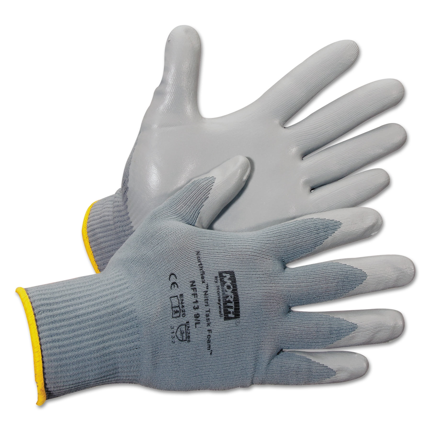 North by Honeywell Nitri Task Nitrile Coated Gloves, 8, Green - Walmart.com
