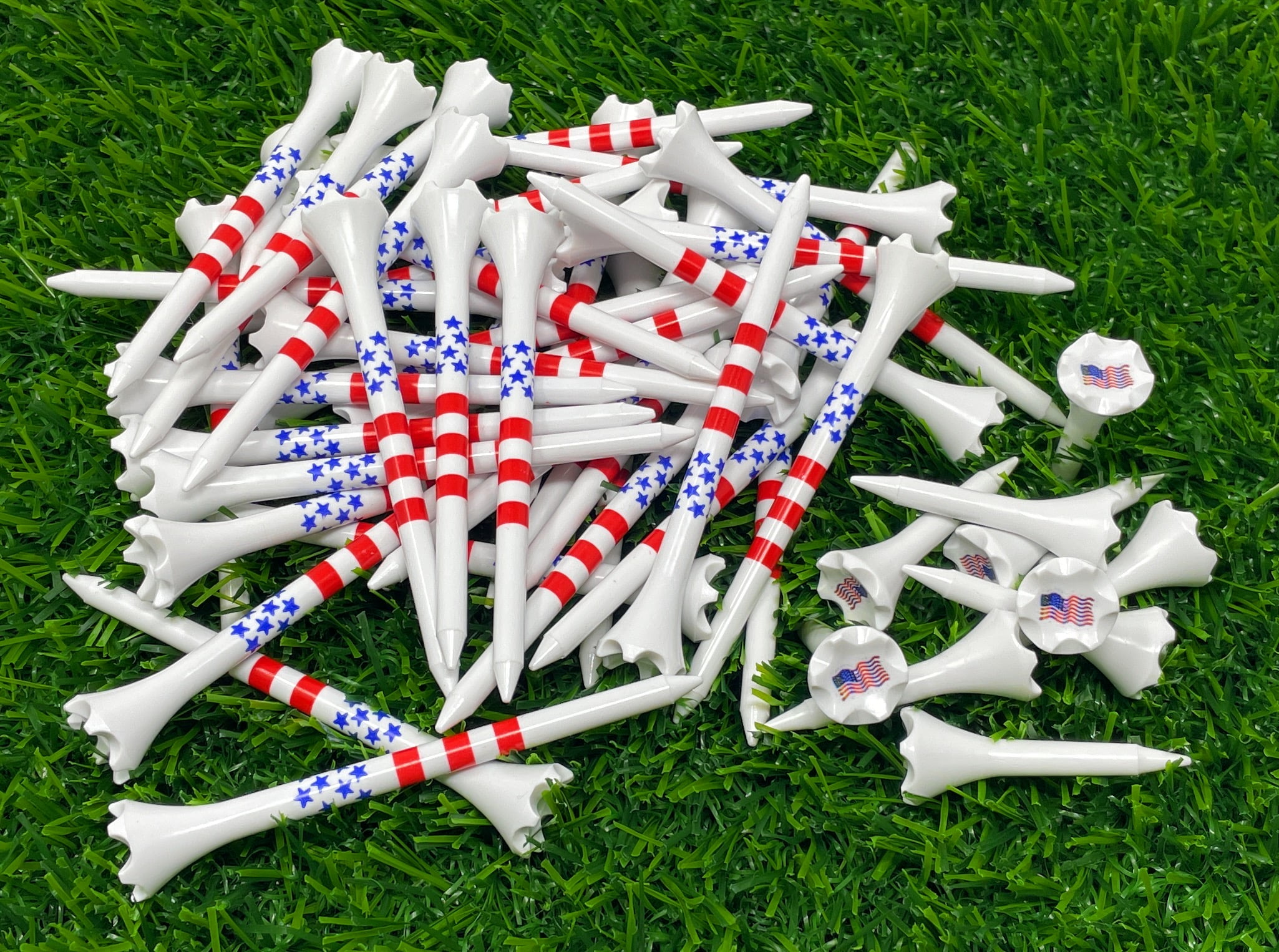 NorthPointe Golf Tees Plastic Combo Length Pack of 50 Includes (40 ...