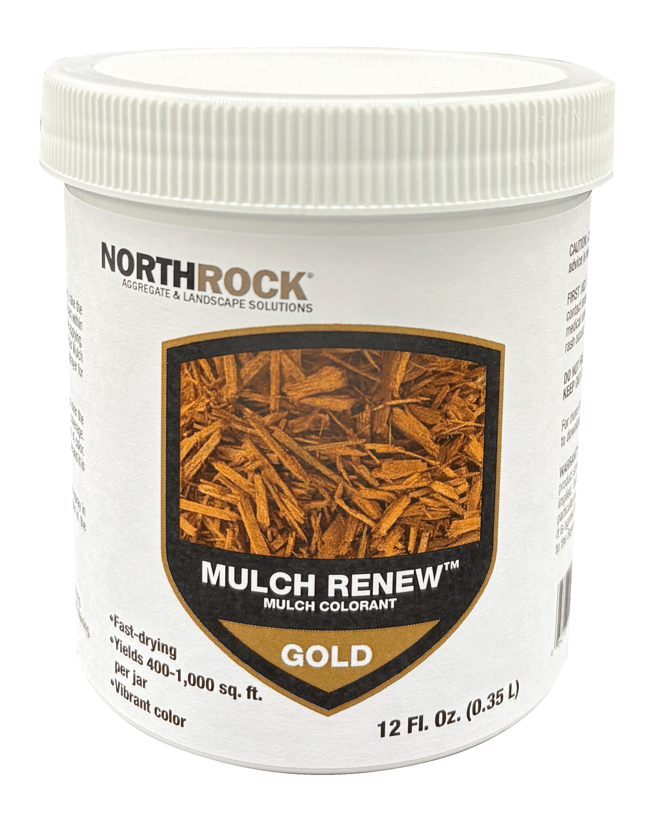 NorthRock Mulch Renew - Colorant for Mulch, Paint Discolored Mulch ...