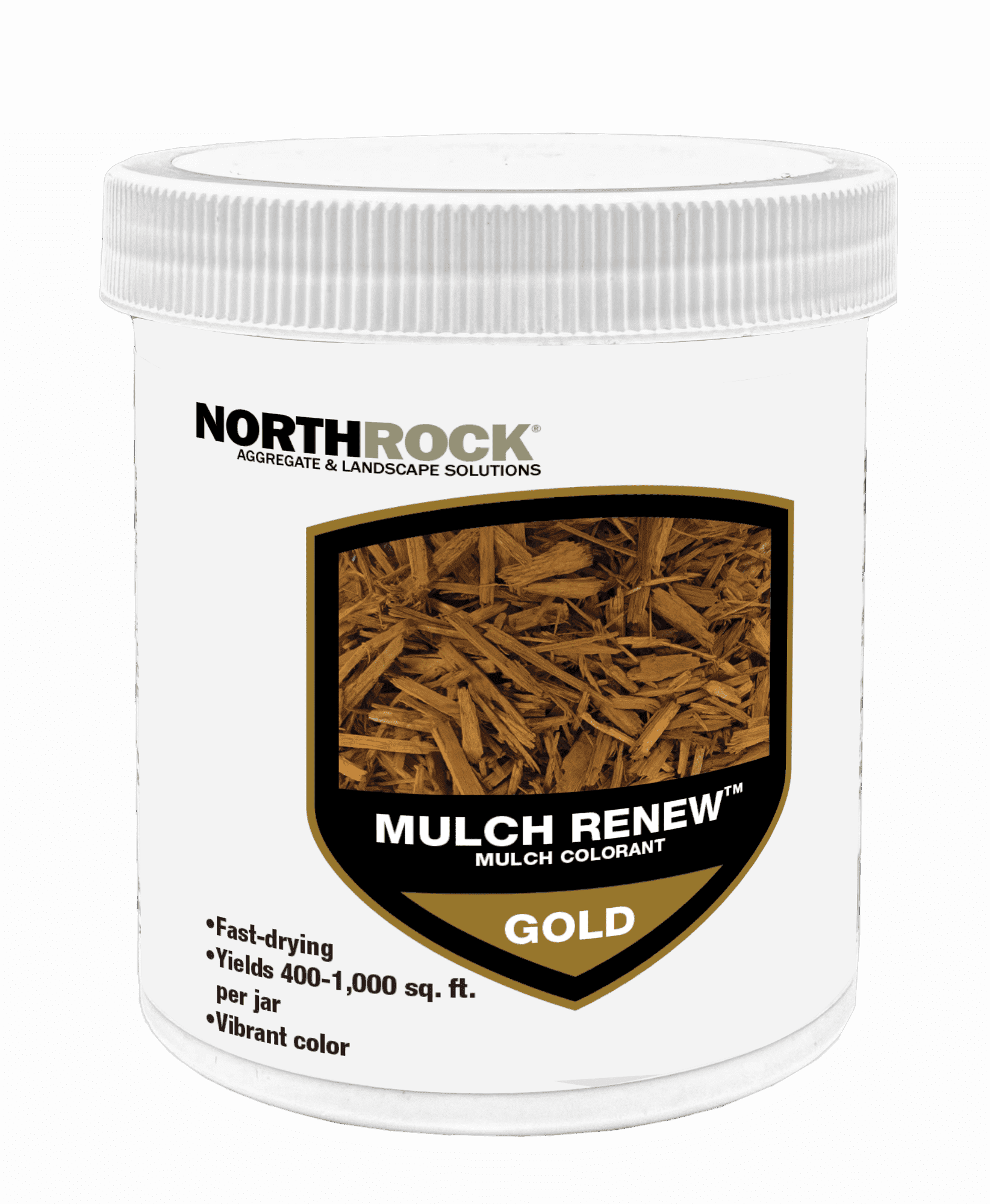 NorthRock Mulch Renew Gold Acacia Shredded Bark Mulch Colorant, 12 ...