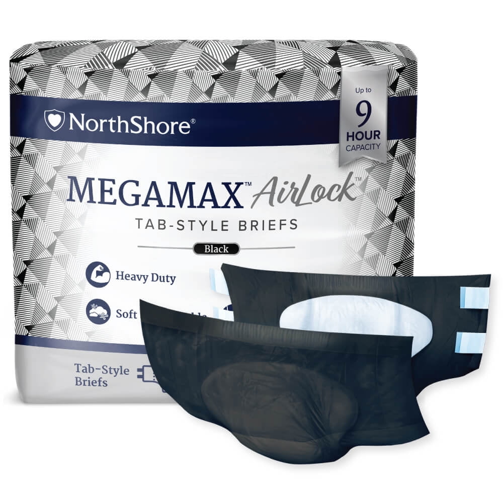 NorthShore MegaMax AirLock Breathable 9-Hour Heavy-Duty Tab-Style Adult ...