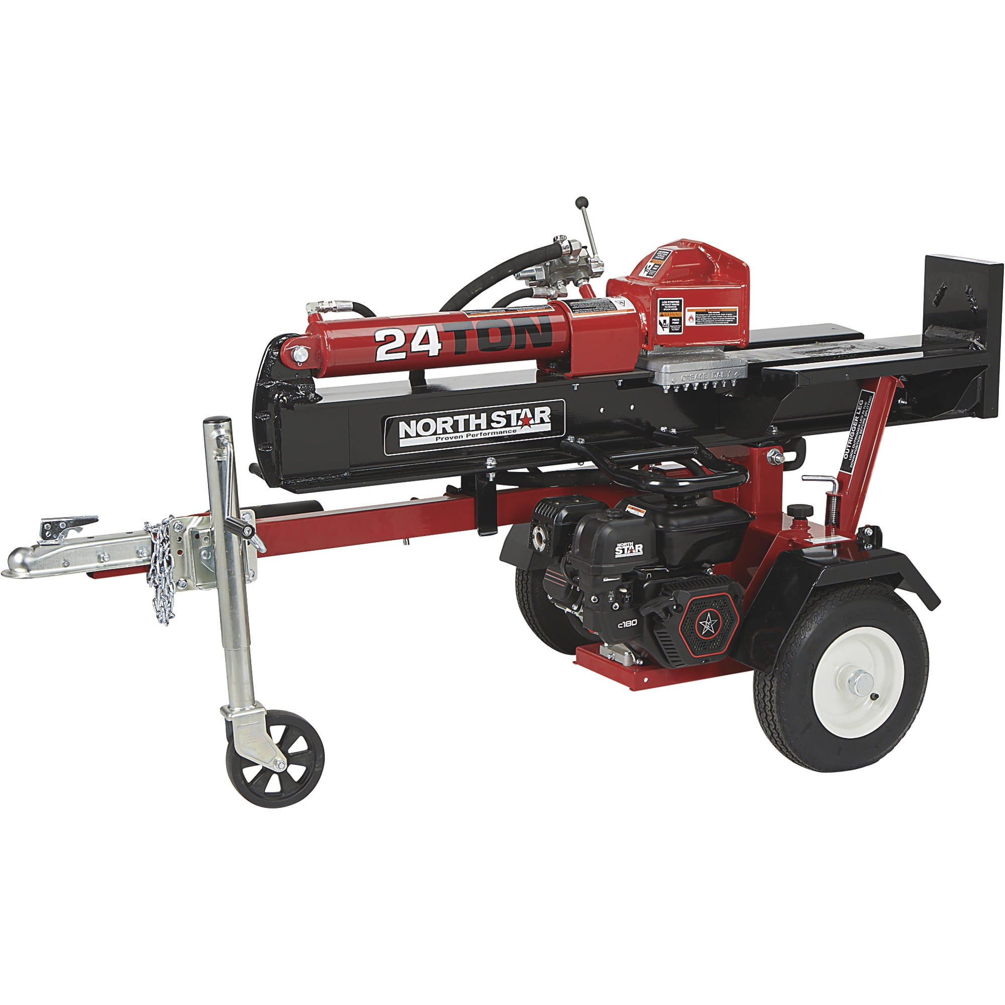 NorthStar 24-Ton Horizontal/Vertical Log Splitter, 180cc OHV NorthStar ...
