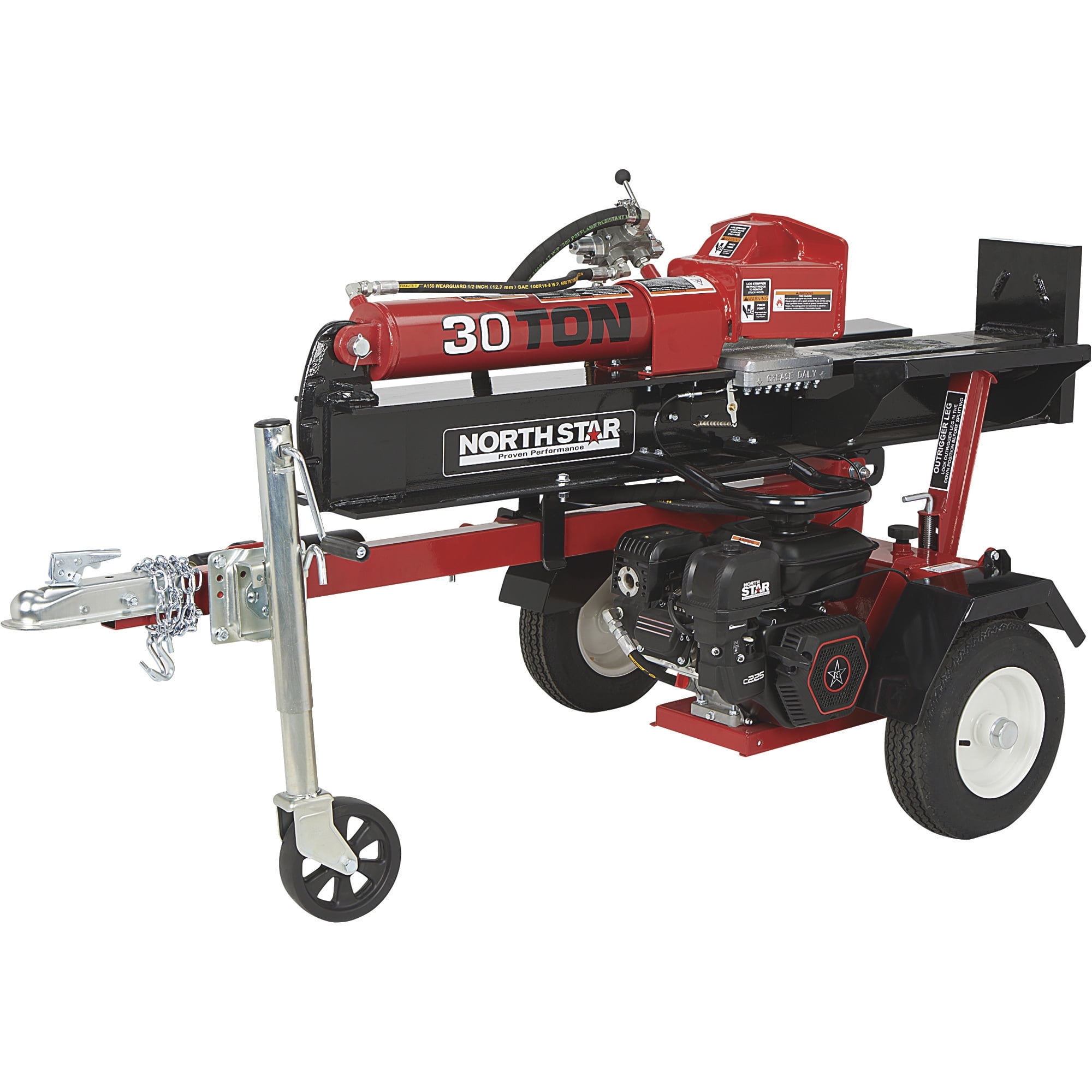 NorthStar 30-Ton Horizontal/Vertical Log Splitter, 225cc OHV NorthStar ...