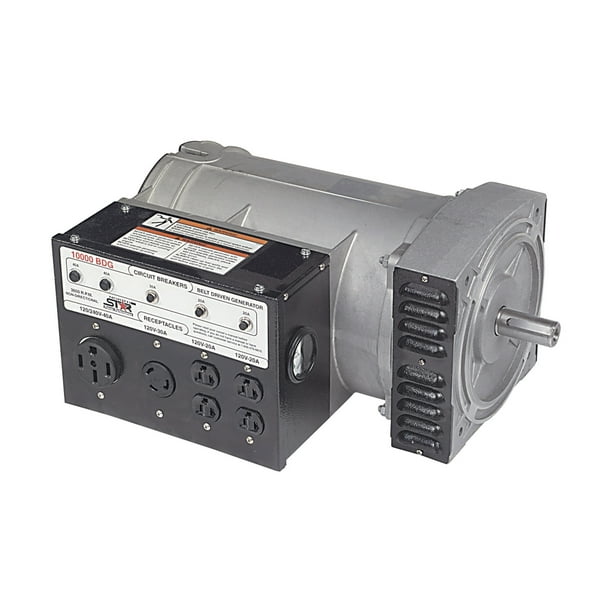 NorthStar Belt Driven Generator Head, 10,000 Surge Watts, 9,600 Rated ...