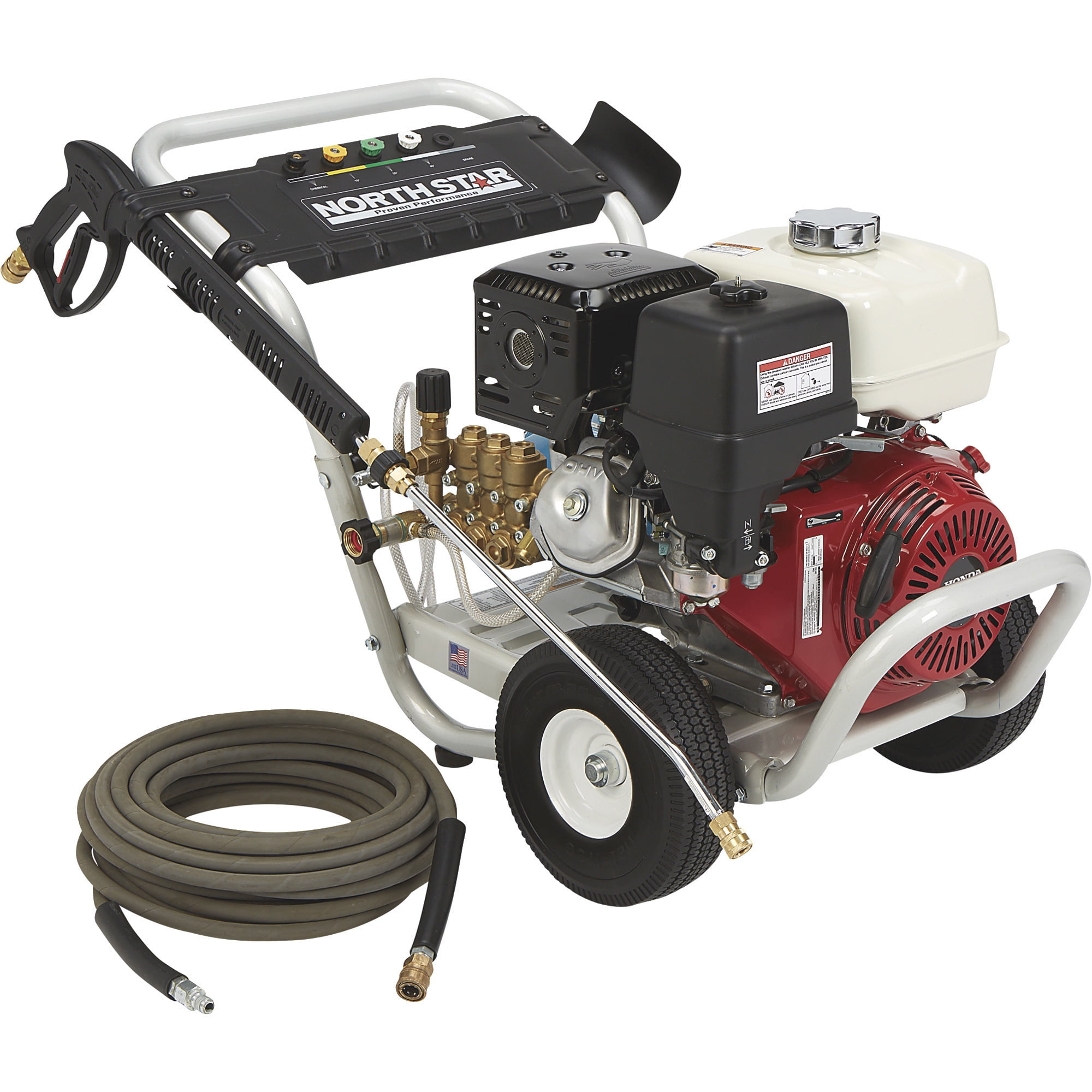 NorthStar Gas Cold Water Pressure Washer, 4200 PSI, 3.5 GPM, Honda ...